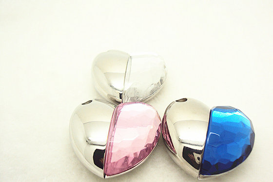 Diamond Necklace Apple Shape Jewelry 2.0 USB flash drive 16Gb for Souvenir Gifts supplier
