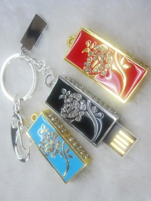 Customized Logo and image Poker Keychain Jewelry USB flash drive 4Gb supplier