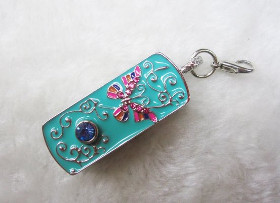 Customized Logo and image Poker Keychain Jewelry USB flash drive 4Gb supplier