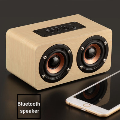 Classic Wood Portable Bluetooth speaker 10W 1500mAh Mini bluetooth Speaker supplier