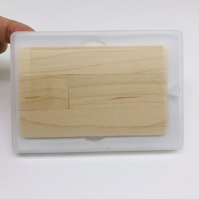 Customized Branding Wooden Card USB flash Drives 16Gb for Promo gifts supplier