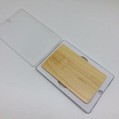 Customized Branding Wooden Card USB flash Drives 16Gb for Promo gifts supplier