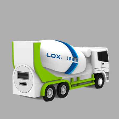 Customized Design PVC Truck Mobile Power Bank 18650 Battery 5000mAh supplier