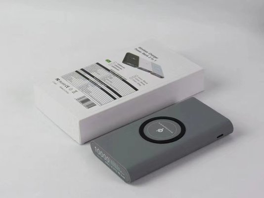 High Quality Fast Charge 10000mAh Portable Qi  Wireless charging Power Bank supplier