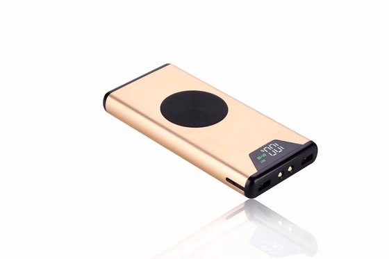 Customized Aluminum Fast Charge 10000mAh Polymer Lithium Battery Wireless Charging Mobile Power Bank supplier