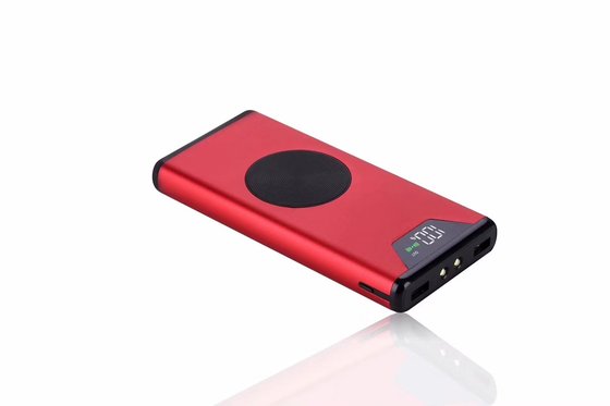 Customized Aluminum Fast Charge 10000mAh Polymer Lithium Battery Wireless Charging Mobile Power Bank supplier
