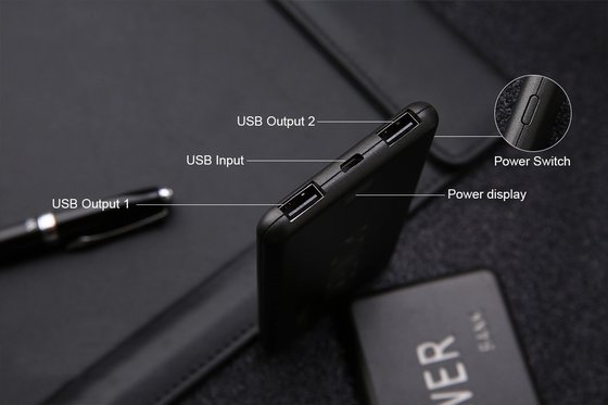 LED Logo and Power Indicator Mobile Phone Power Bank for Marketing Gifts 5000mAH supplier