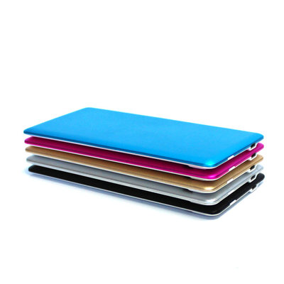 Super Slim Aluminum Metal Mobile Phone Power Bank 3200mAh 5V 2A with Cable supplier