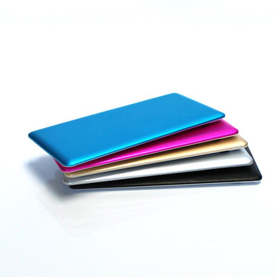 Super Slim Aluminum Metal Mobile Phone Power Bank 3200mAh 5V 2A with Cable supplier