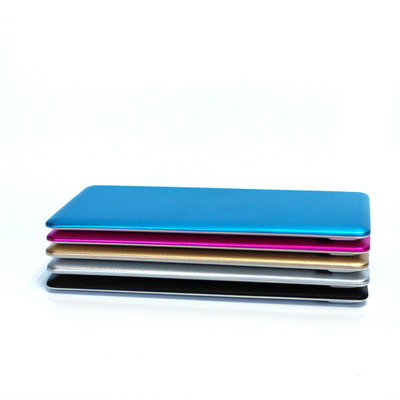 Super Slim Aluminum Metal Mobile Phone Power Bank 3200mAh 5V 2A with Cable supplier