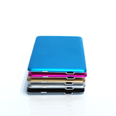 Super Slim Aluminum Metal Mobile Phone Power Bank 3200mAh 5V 2A with Cable supplier