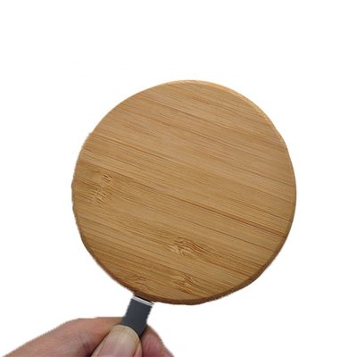Customized Eco-friendly Baboo/wood made 10W Qi Fast Charging Wireless Phone Charger supplier