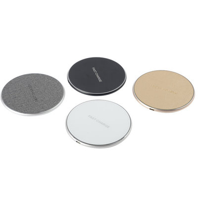 ADC Fabric/Temper Glass/Leater Mirror Fast Charging Wireless Charger 9V 2A 10W/7.5W/5W supplier