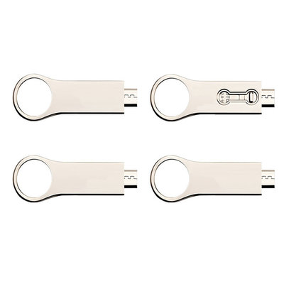 Iphone Lighting Port OTG Memory Stick 32Gb 3.0 Dual USB flash Drive with Carabiner supplier