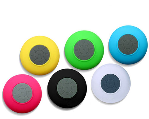 Mini PVC Waterproof Bluetooth speaker With Suction Cup 3W Wireless Portable Sticker Speaker supplier