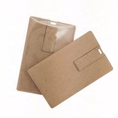Eco Friendly Biodegradable PLA Material USB flash Drive 128Gb Pen drive supplier