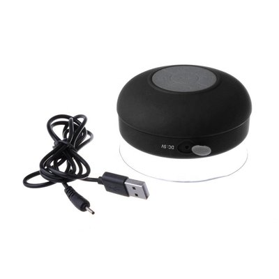 Custom Small Portable Waterproof PVC Bluetooth Speaker with Suction Sticker 450mAh supplier