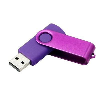 Custom Logo Swivel Metal Pen Drive 8Gb USB key for Corporate Gift supplier