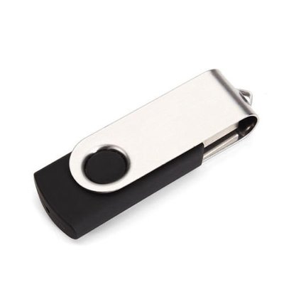 Custom Logo Swivel Metal Pen Drive 8Gb USB key for Corporate Gift supplier