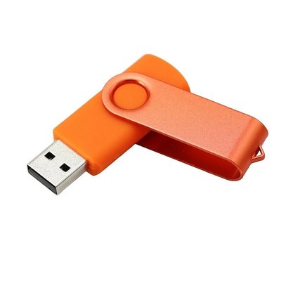 Custom Logo Swivel Metal Pen Drive 8Gb USB key for Corporate Gift supplier