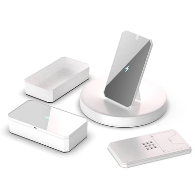 3-in-1 UV Sanitizer 10W Fast Charging Wireless Charger Portable Make-up Mirror supplier