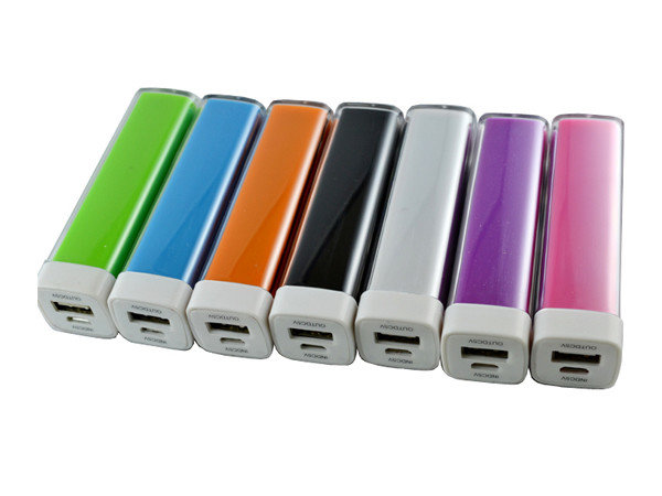 1200mAh  18650 Battery  Lip Gross Portable Mobile Power Bank in Acrylic Casing supplier