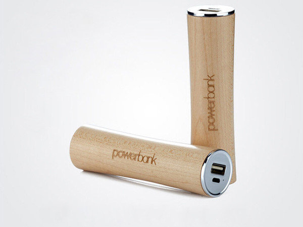 High Quality 2600mAh  18650 Battery  Wood Made Portable Mobile Power Bank supplier