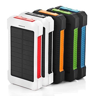 Inbuilt Compass 8000mAh Polymer Battery IP67 Waterproof Solar Power Bank for Traveling supplier