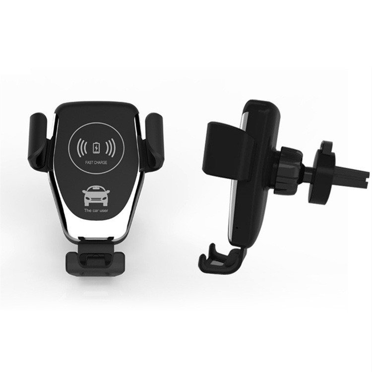 Customized Logo Flexible Car Phone Holder Qi Certified fast charging Wireless Charger 5V/9V 10W supplier