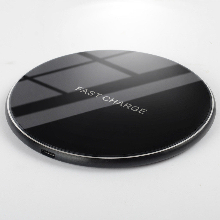 ADC Fabric/Temper Glass/Leater Mirror Fast Charging Wireless Charger 9V 2A 10W/7.5W/5W supplier