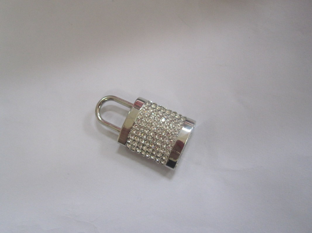 Diamond Lock necklace Jewelry USB flash drive 32Gb for Souvenir Gifts supplier