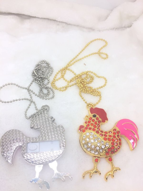 Customized Diamond Cock necklace Jewelry USB flash drive 64Gb supplier