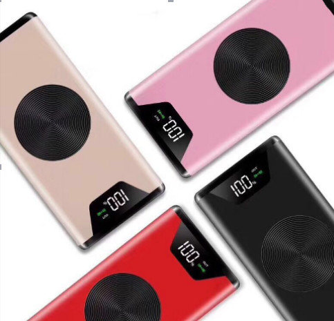 Customized Aluminum Fast Charge 10000mAh Polymer Lithium Battery Wireless Charging Mobile Power Bank supplier