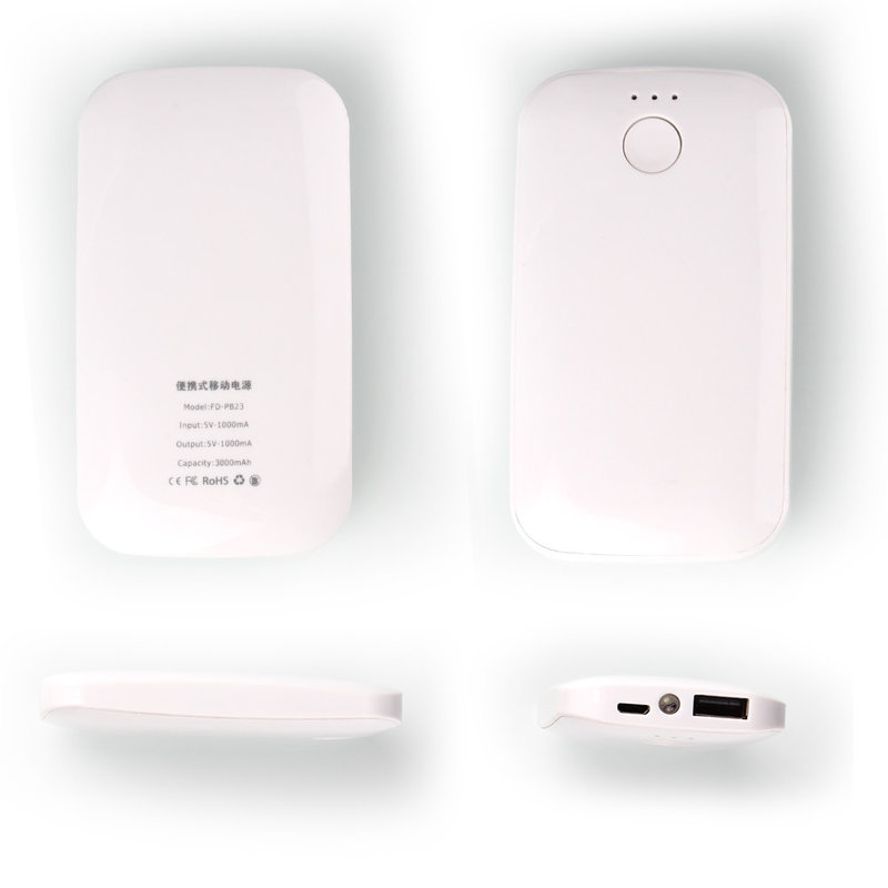 Mobile Portable Mini Power Bank 3000mAh Polymer Battery for Promotional Gift supplier