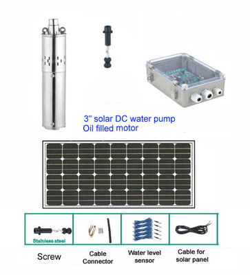 JS3-0.9-32 Screw Solar Water Pump / Solar Powered Submersible Water Pump