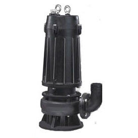 Black WQ Vertical Submersible Wastewater Pumps IP68 Waterproof