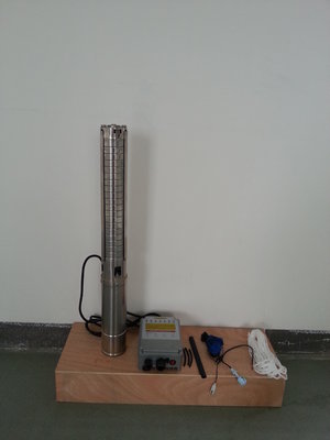 DC Solar Deep Well Pump Solar Powered Pumps For Irrigation , JCS4-4.0