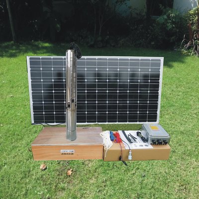 DC Solar Deep Well Pump Solar Powered Pumps For Irrigation , JCS4-4.0