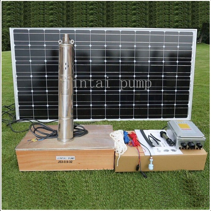 100W 24V JS3-0.9-32 Screw Solar Water Pump / Solar Powered Submersible Water Pump / for irrigation of agricuture