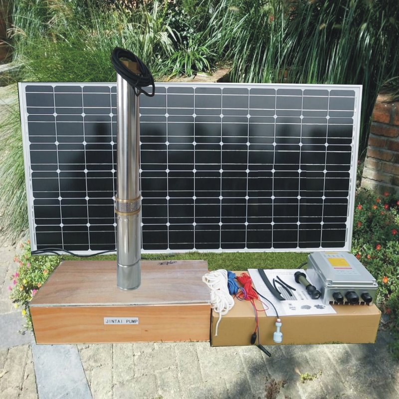 High Pressure  Solar Submersible Bore Pumps with Plastic , PPO impeller