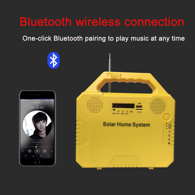 Multi-Function Solar Power Panel Generator Kit  USB Charger Home with 3 LED Bulbs Lighting Radio
