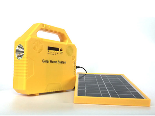 Multi functions Portable Kits Radio Solar Power Generator Lamp for Camping LED Lighting