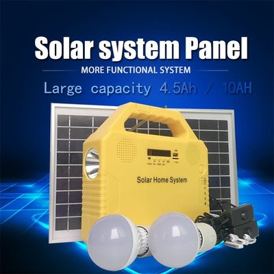 Good quality solar home lighting system with radio bluetooth
