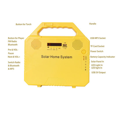3W 2pcs LED Bulbs Solar Rechargeable Light Solar Panel Charge Indoor/Outdoor Solar Lamp Emergency Home Light KIT