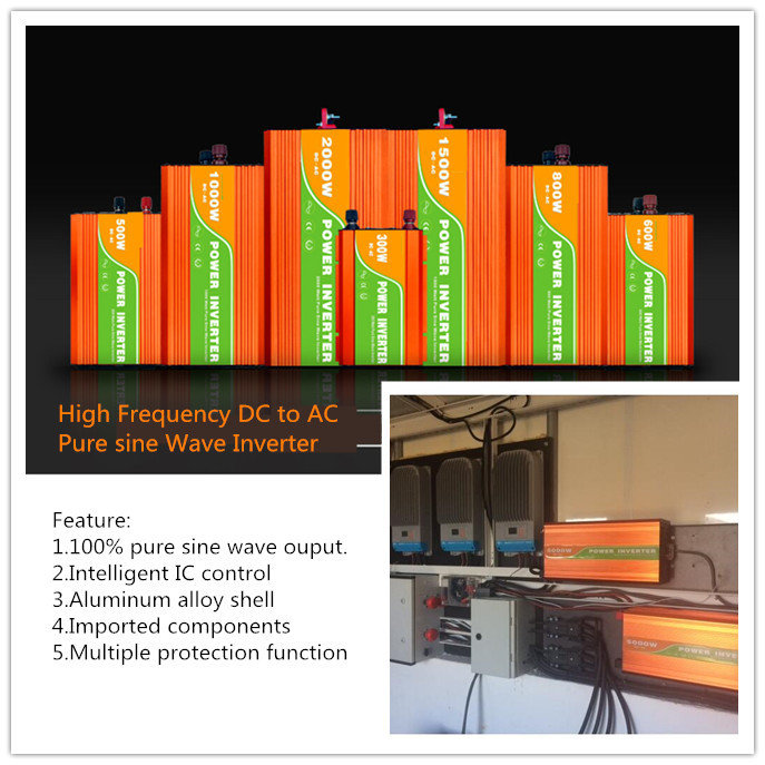Good quality pure wave dc to ac solar inverter 300w 500w 1000w 2000w 3000w