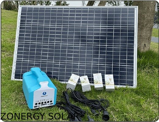 Portable Outdoor Mini Solar Powerbank 40000 Mah Lifepo4 Lithium Generator Fan Power System with Charger Camping Kit