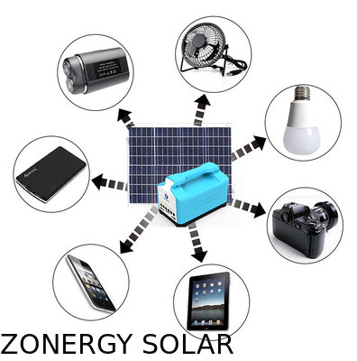 Portable Outdoor Mini Solar Powerbank 40000 Mah Lifepo4 Lithium Generator Fan Power System with Charger Camping Kit