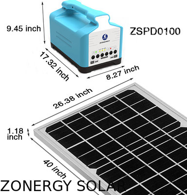 Portable Outdoor Mini Solar Powerbank 40000 Mah Lifepo4 Lithium Generator Fan Power System with Charger Camping Kit