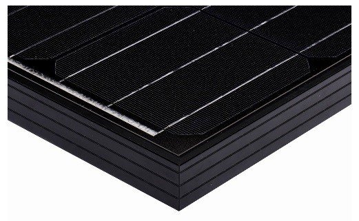 Schwarze Sonnenkollektoren 240 Watt | Monokristallin