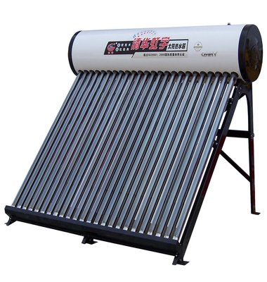 nicht druckbelüfteter Solarwarmwasserbereiter, äußerer Behälter beschichtete Stahl, 0.4mm